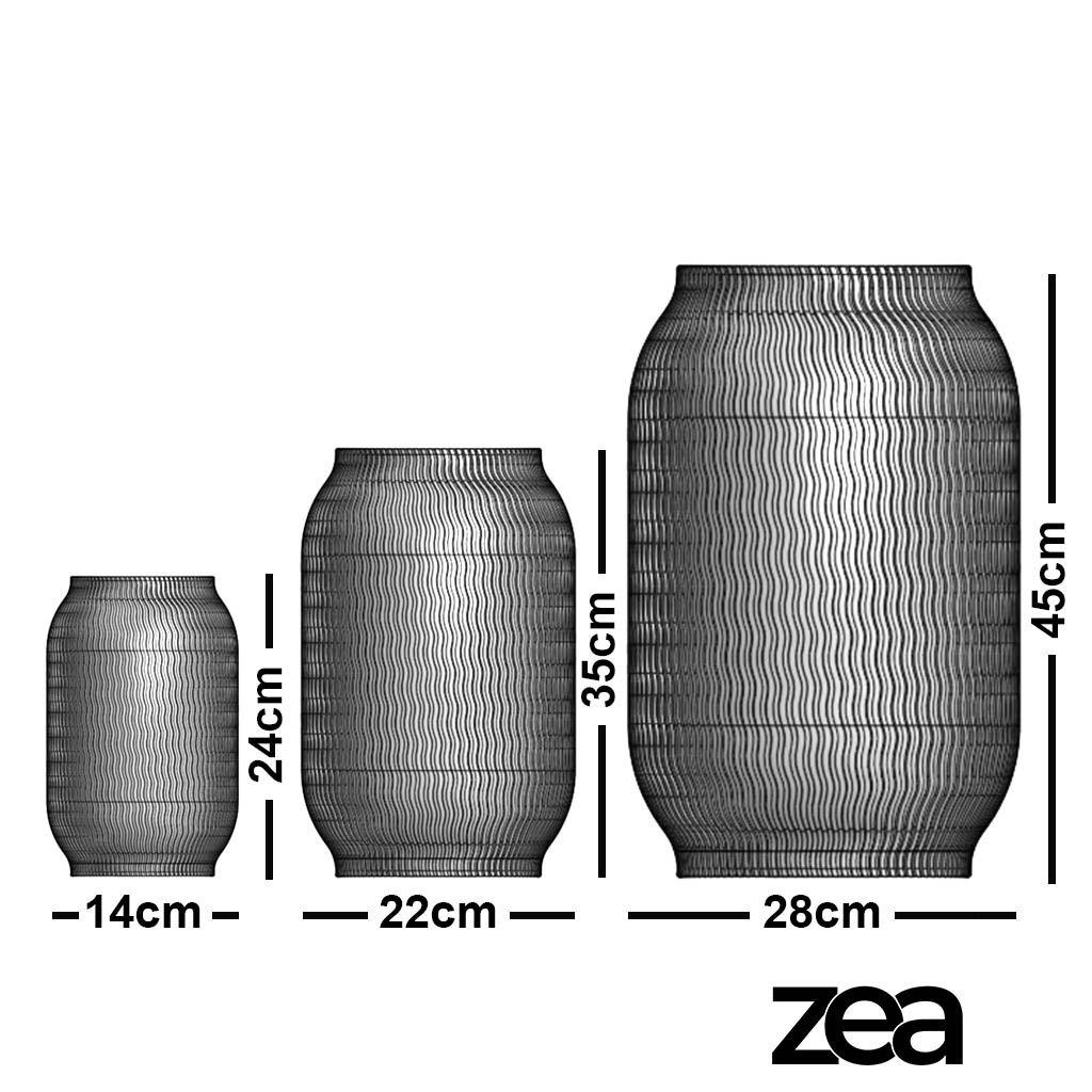 Velador Luft Ondas Blanco XL - SOMOSZEA